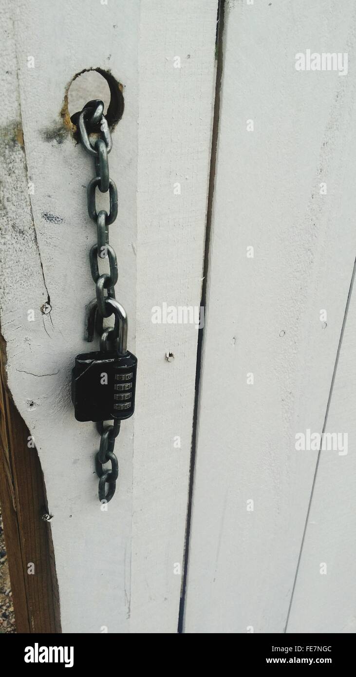 Padlock Hanging Gate High Resolution Stock Photography and Images - Alamy