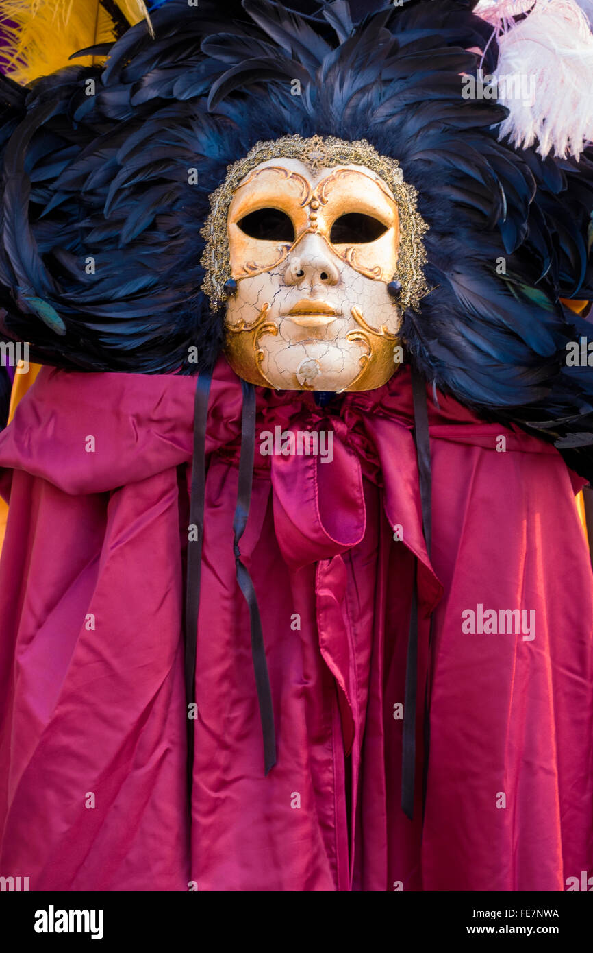 A Venetian carnival costume, Italy Stock Photo - Alamy