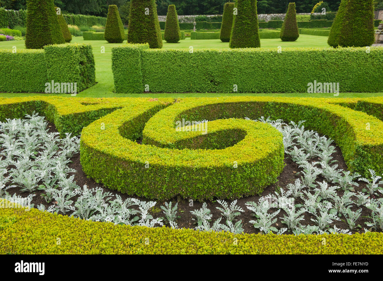 Curved hedges hi-res stock photography and images - Alamy