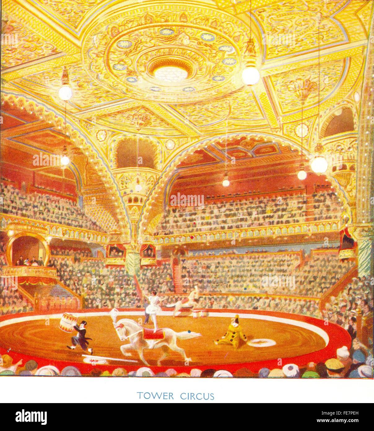 The Tower Circus, an illustration from the Tower & Winter Gardens ...