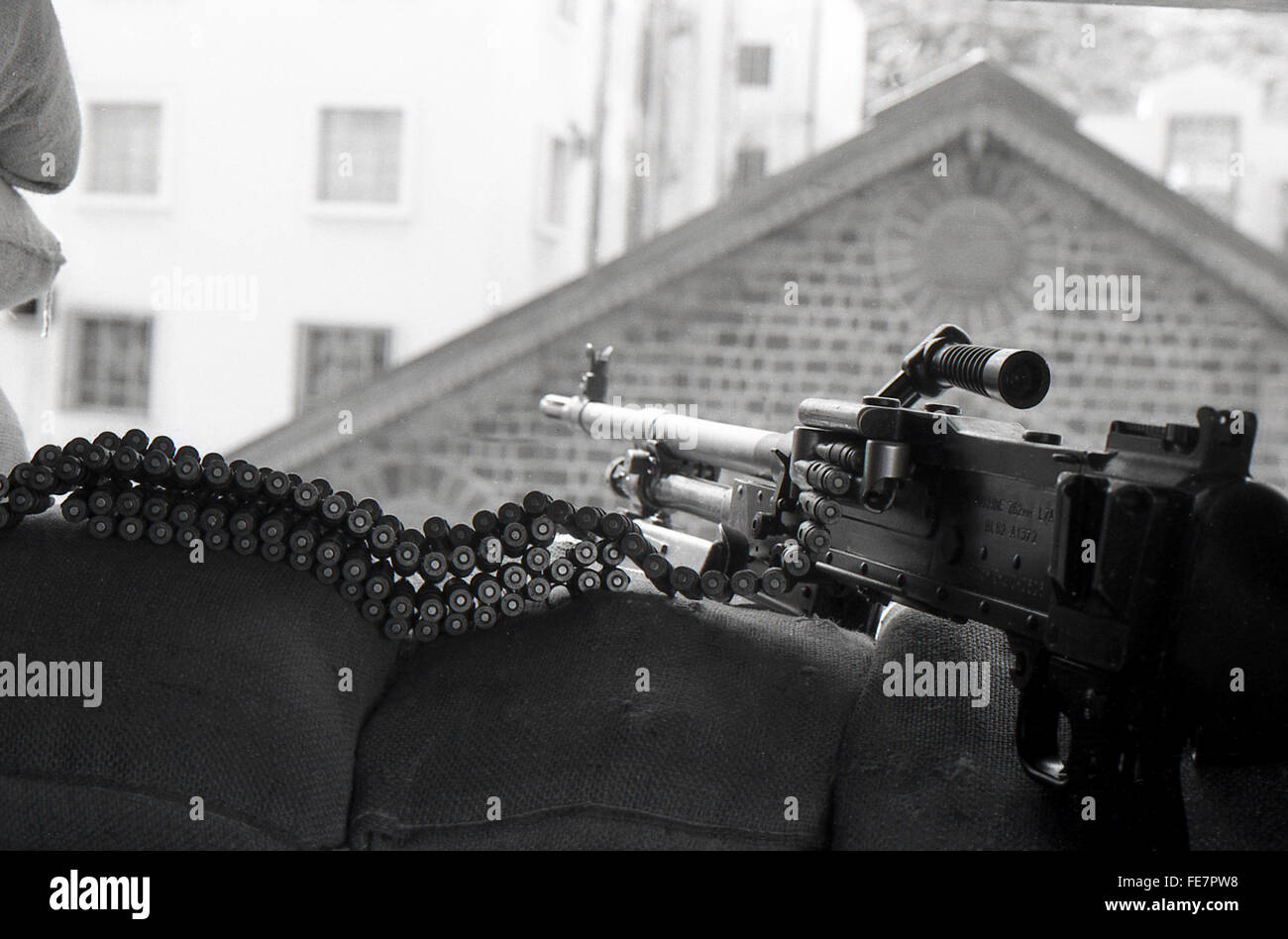 42 Cdo RM GPMG and sangar duties Aden Yemen 1967 British withdrawal ...