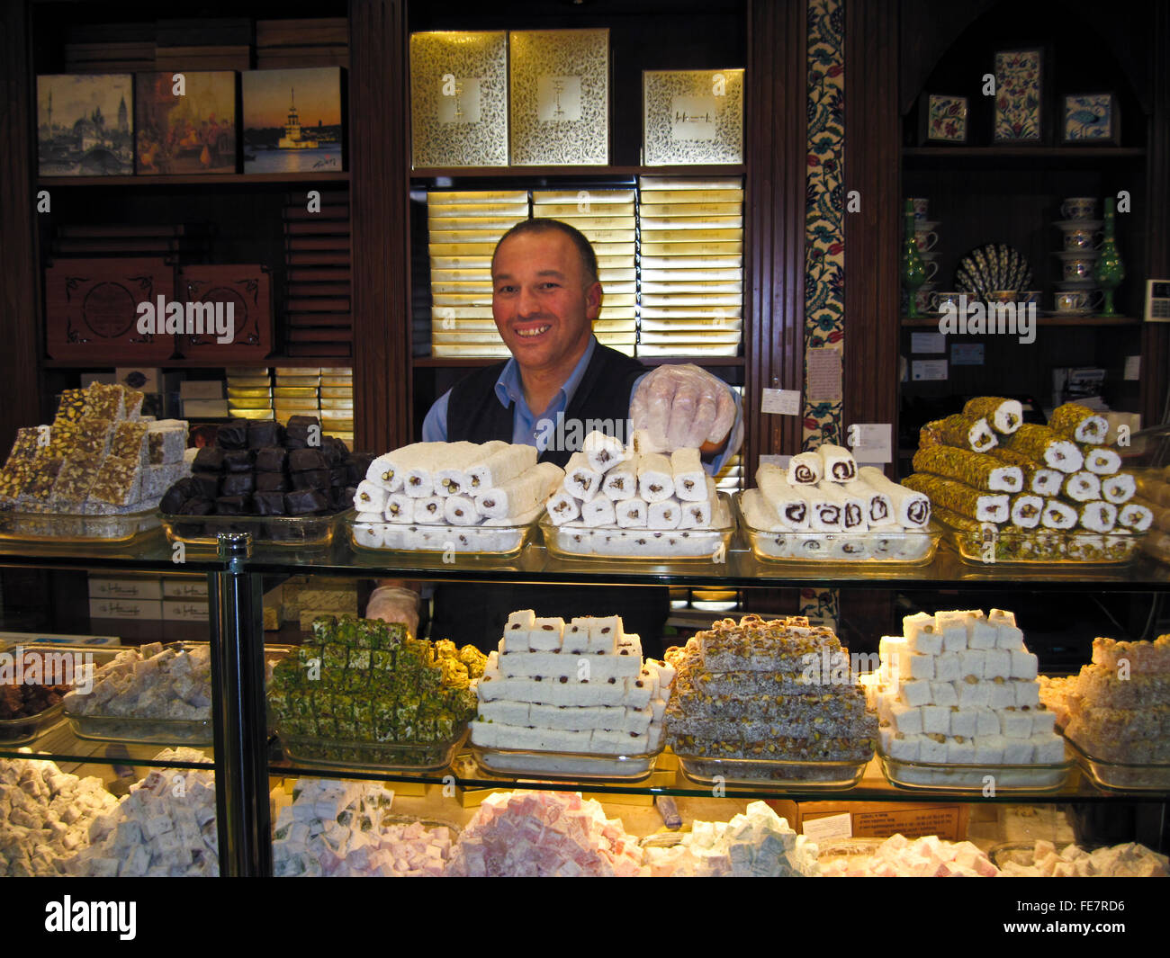 Turkish delight flavour hi-res stock photography and images - Alamy