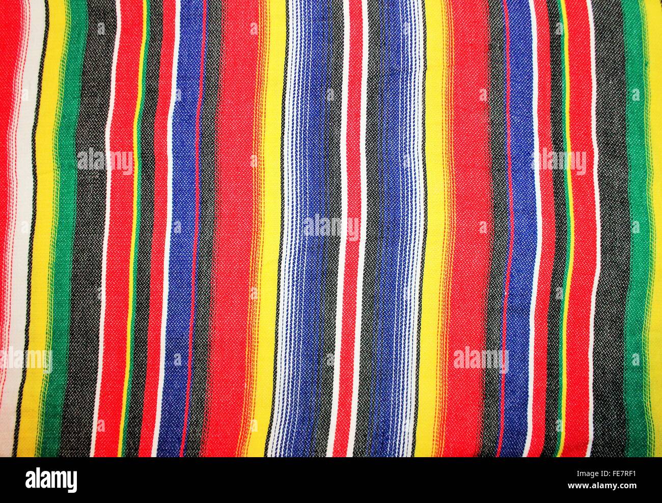 mexican traditional cinco de mayo rug poncho fiesta with stripes Stock ...