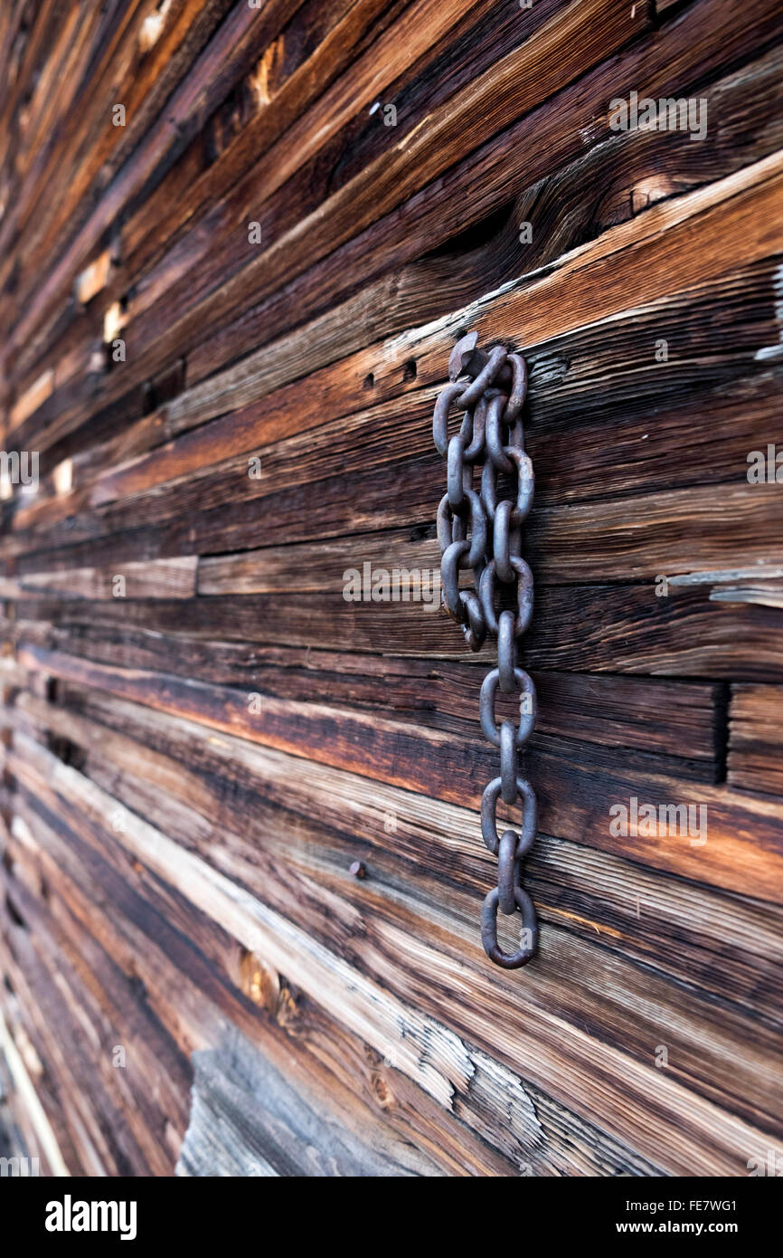 Old wood texture on an Idaho grain elevator Stock Photo - Alamy