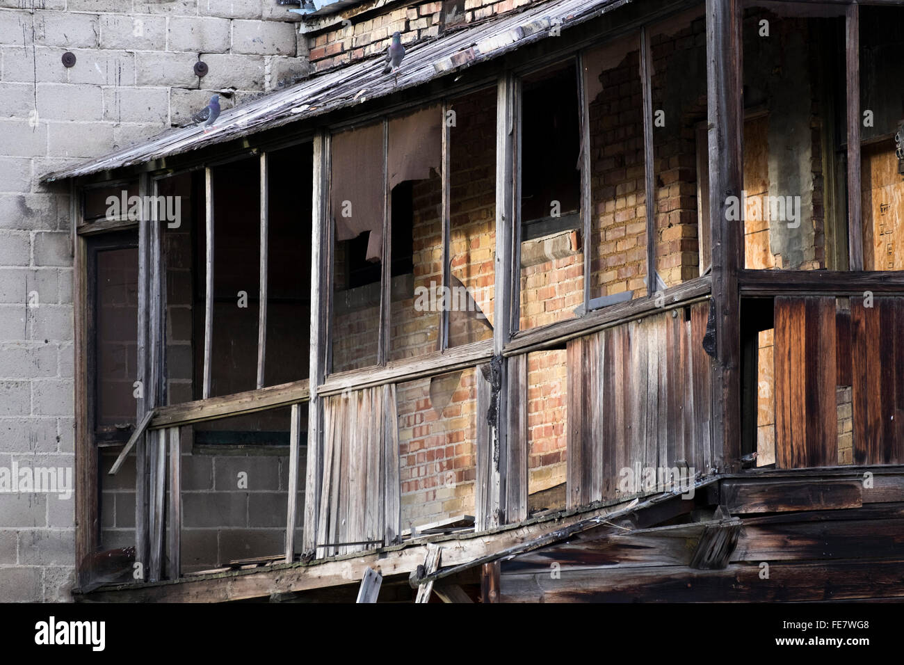 Old Balcony in Rural Idaho Stock Photo - Alamy