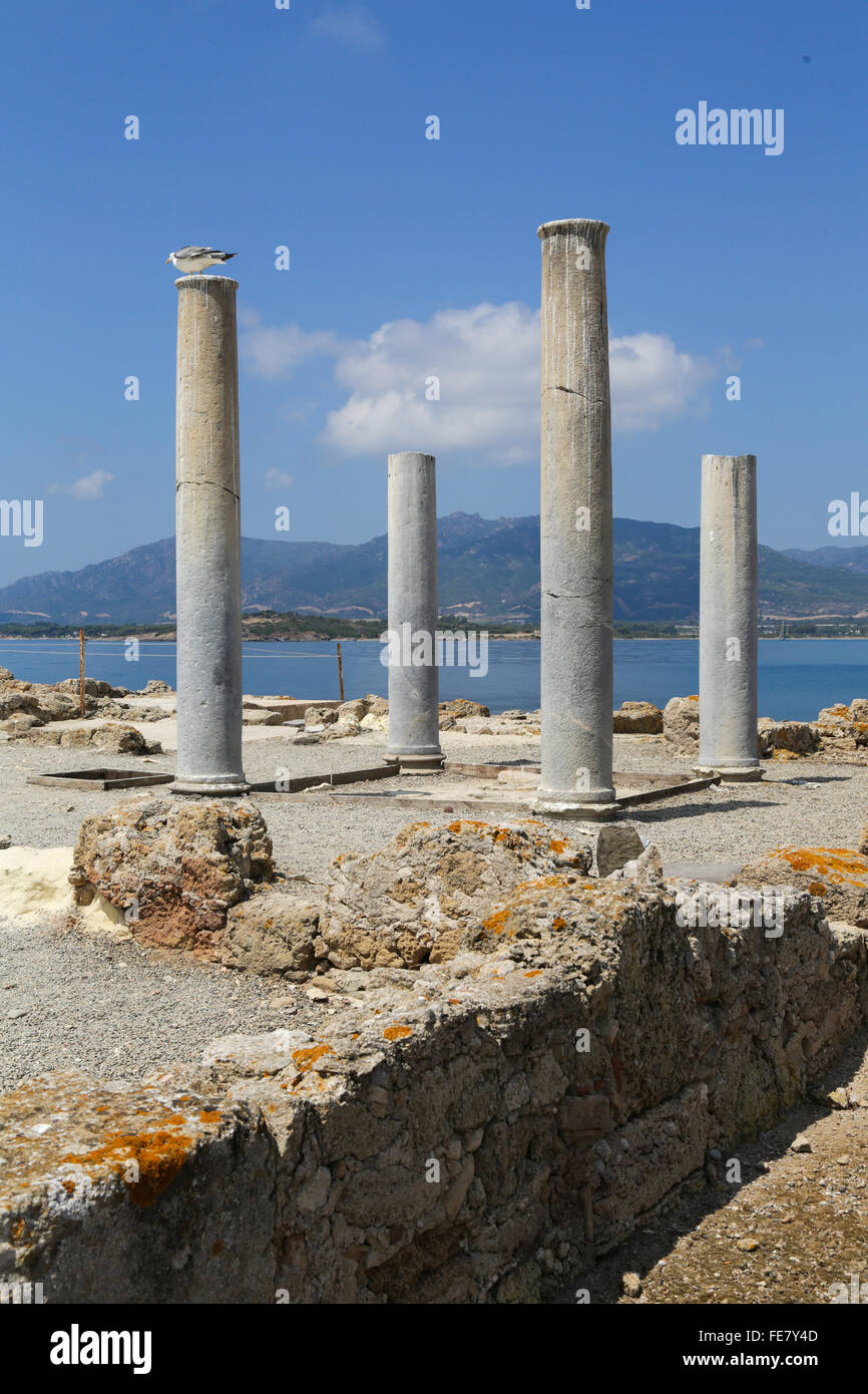 Ancient Roman Ruins of Nora, near Pula in Sardinia Stock Photo - Alamy