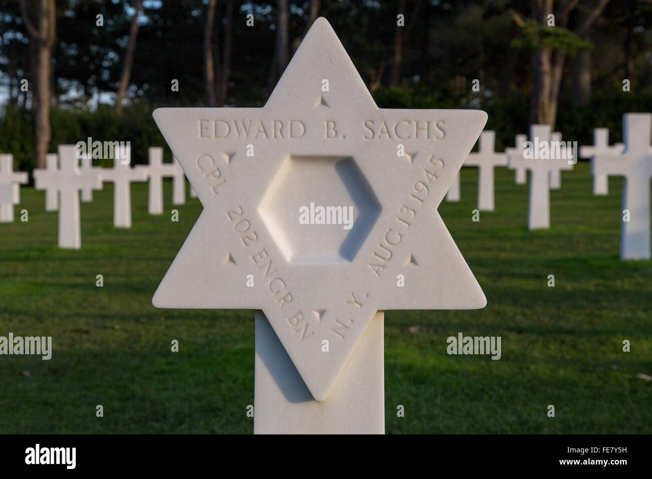 Military cemetery near normandy hi-res stock photography and images - Alamy