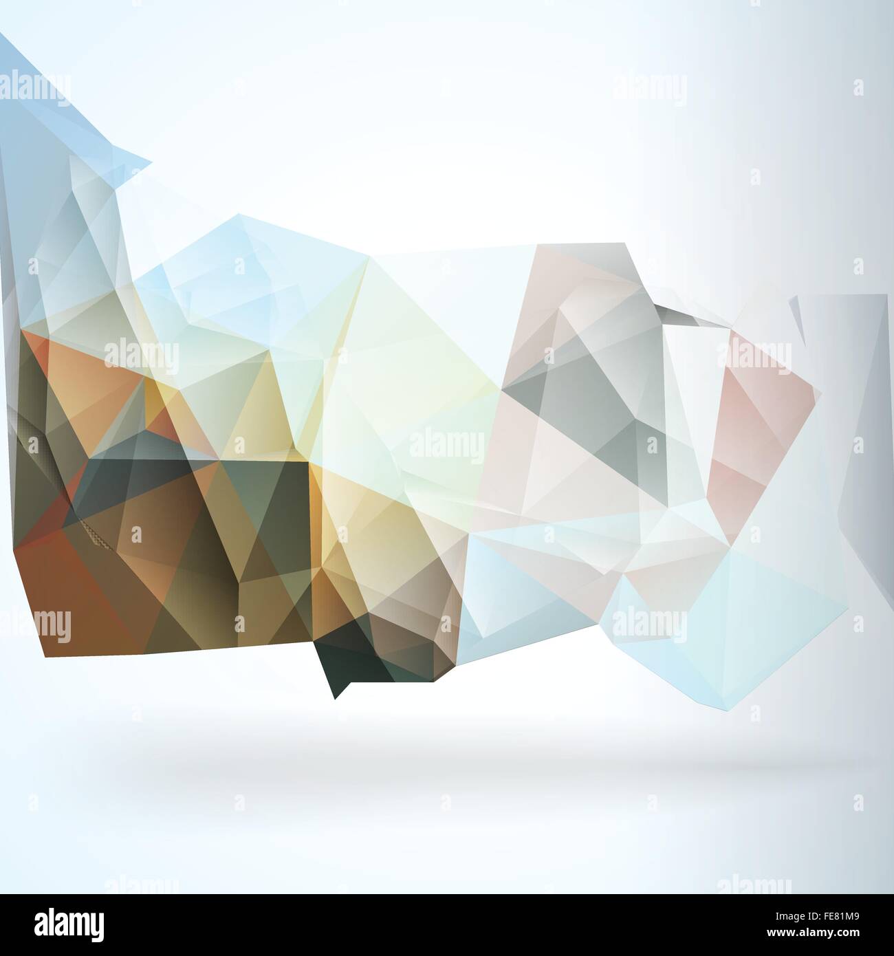 Geometric Triangular Abstract Vector Background Stock Vector Image ...