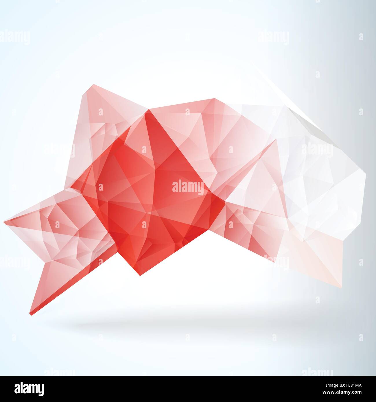 Geometric Triangular Abstract Vector Background Stock Vector Image ...