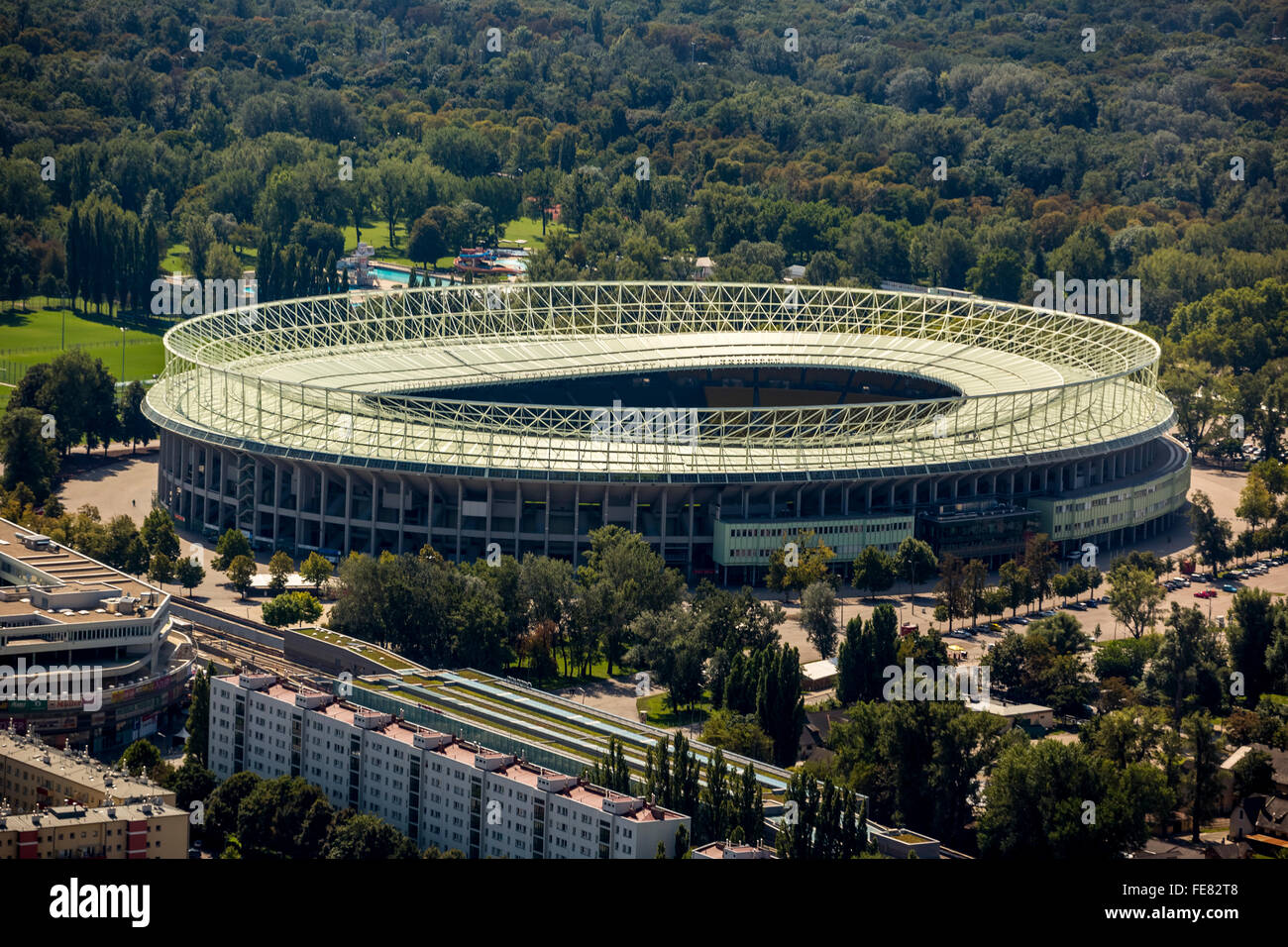 Aerial view, Ernst Happel Stadium, National Stadium Vienna, Vienna ...
