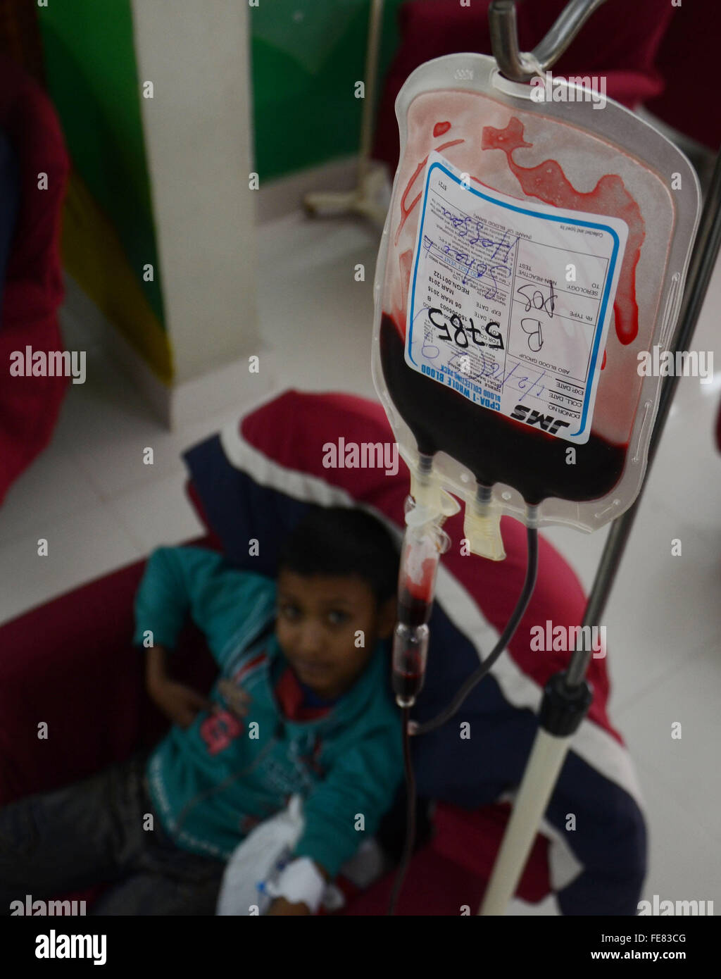 Lahore, Pakistan. 04th Feb, 2016. Pakistani children with cancers ...