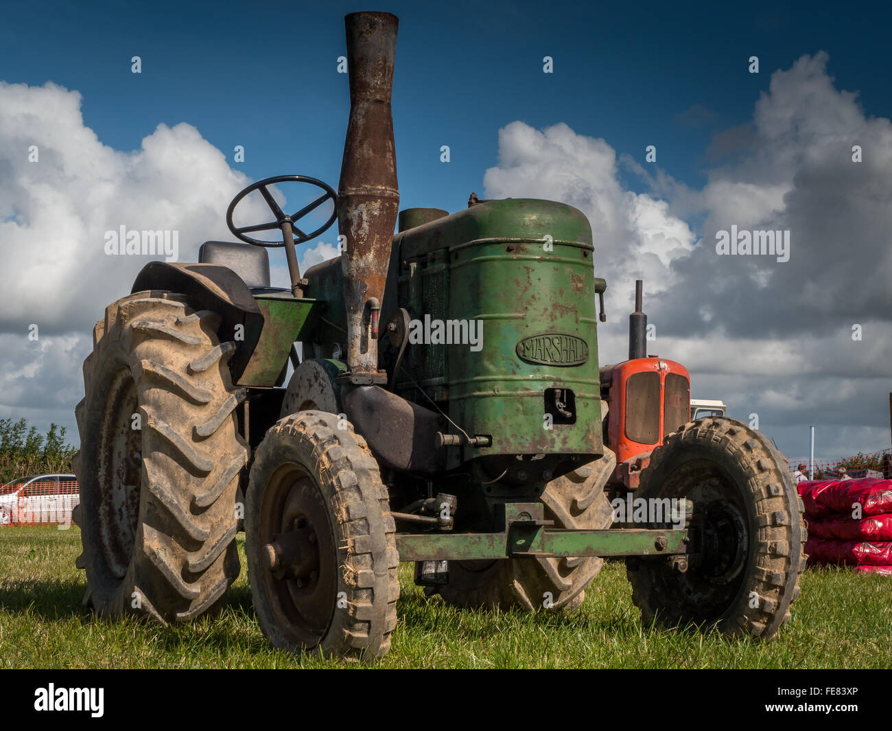 vintage tractor at rally Stock Photo - Alamy
