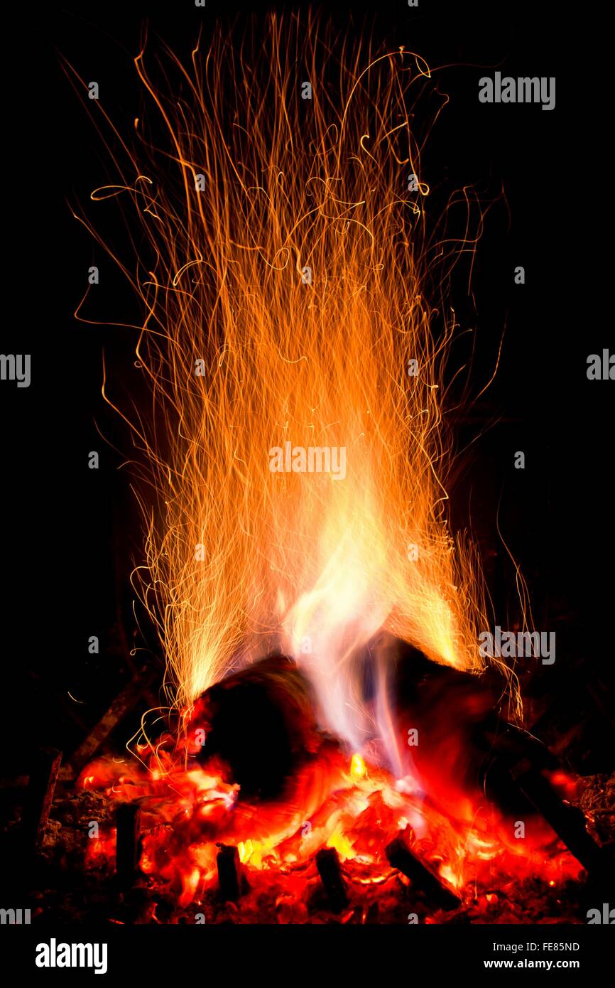 Long exposure bonfire hi-res stock photography and images - Alamy