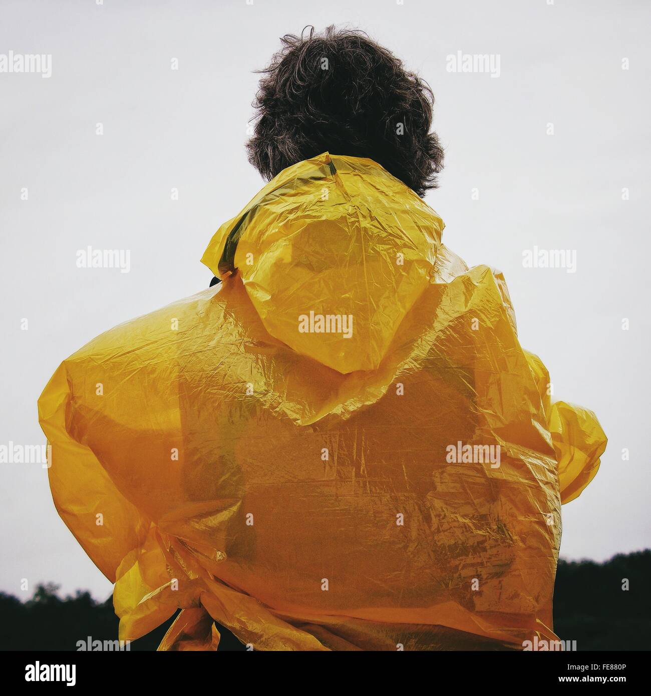 Man yellow raincoat hi-res stock photography and images - Alamy