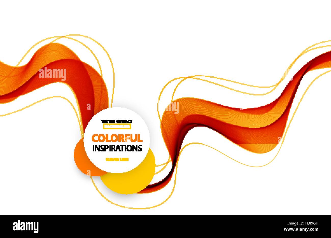 Abstract smooth wave motion illustration Stock Vector Image & Art - Alamy