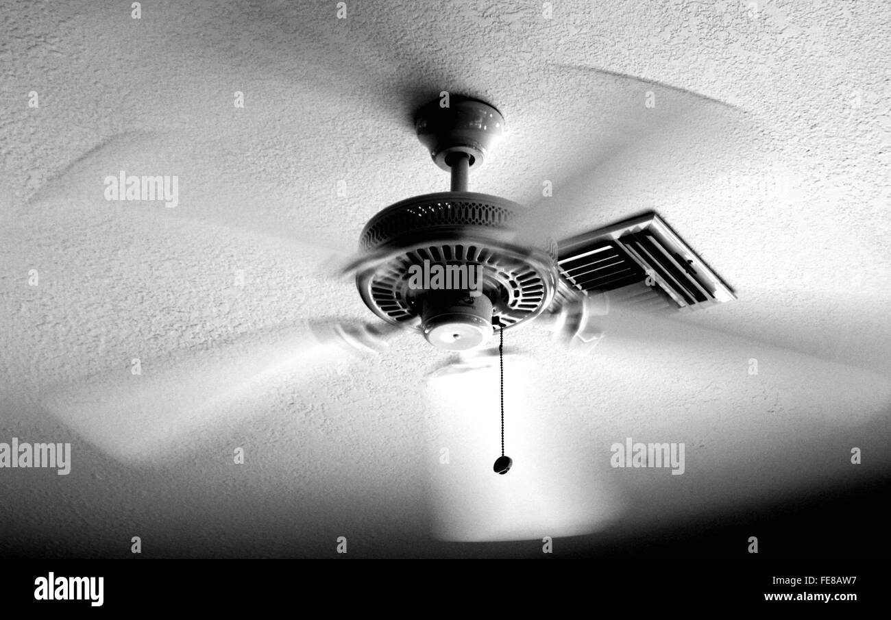 Ceiling fan in motion hi-res stock photography and images - Alamy