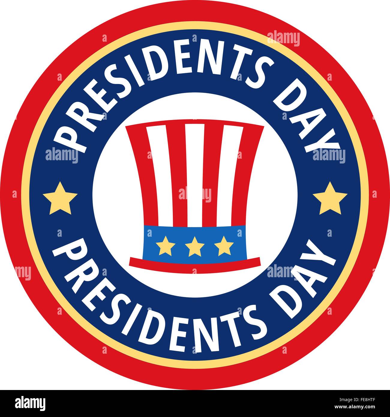 Happy presidents day stars Stock Vector Images - Alamy
