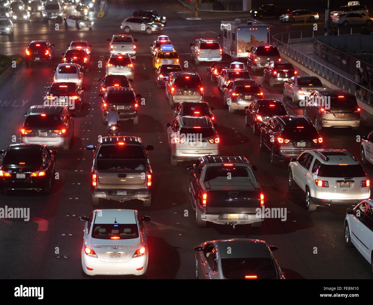 Rear car on road hi-res stock photography and images - Alamy