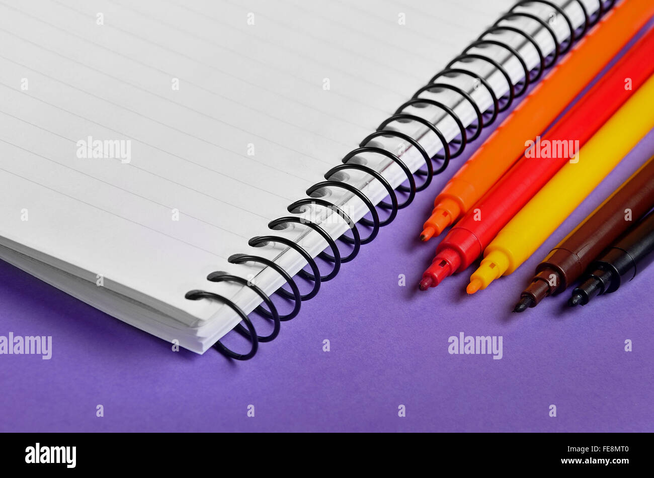Notebook marker hi-res stock photography and images - Alamy