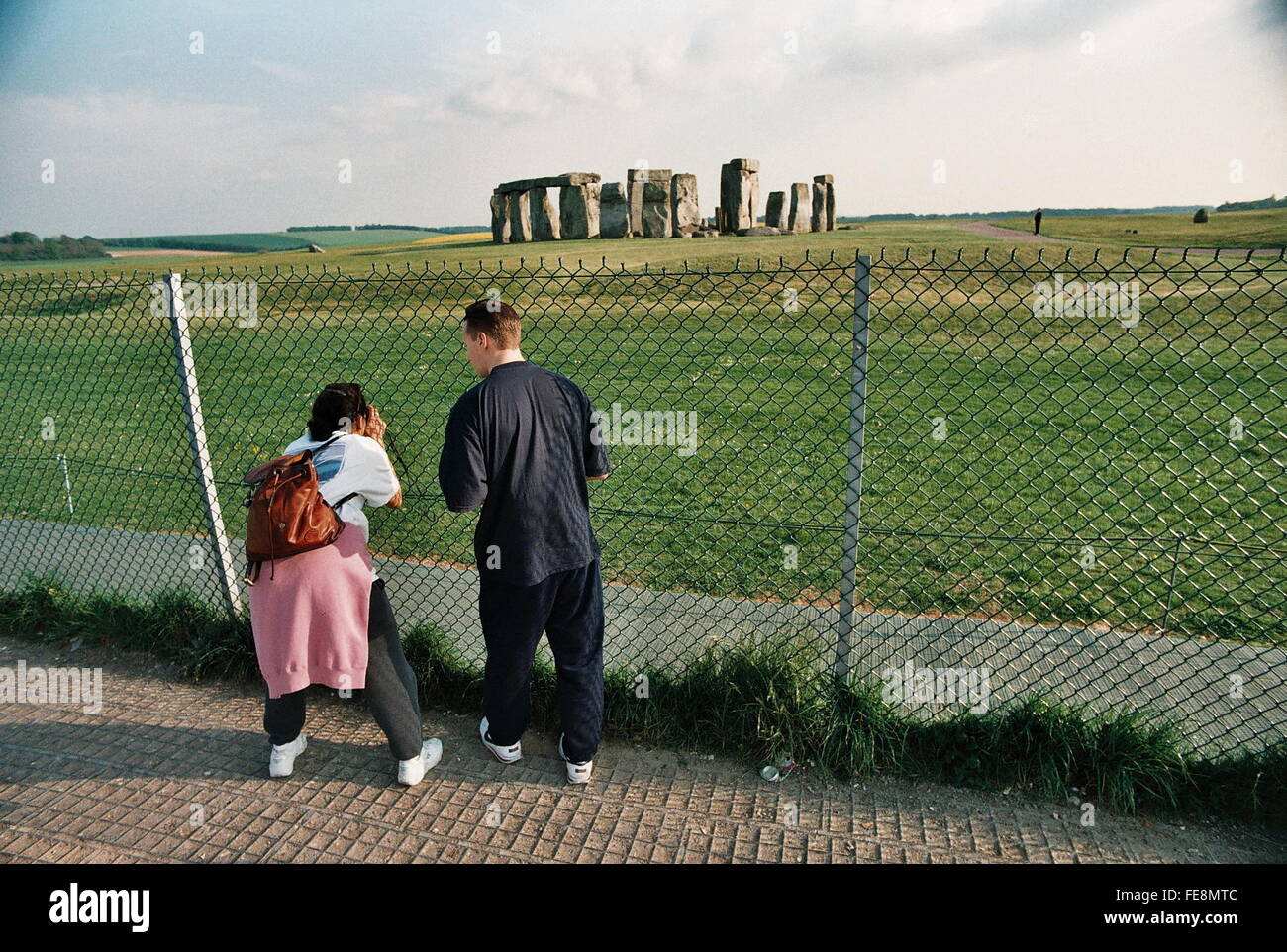 AJAXNETPHOTO. STONEHENGE, ENGLAND. - RING OF STONES - LOOKING AT THE ...