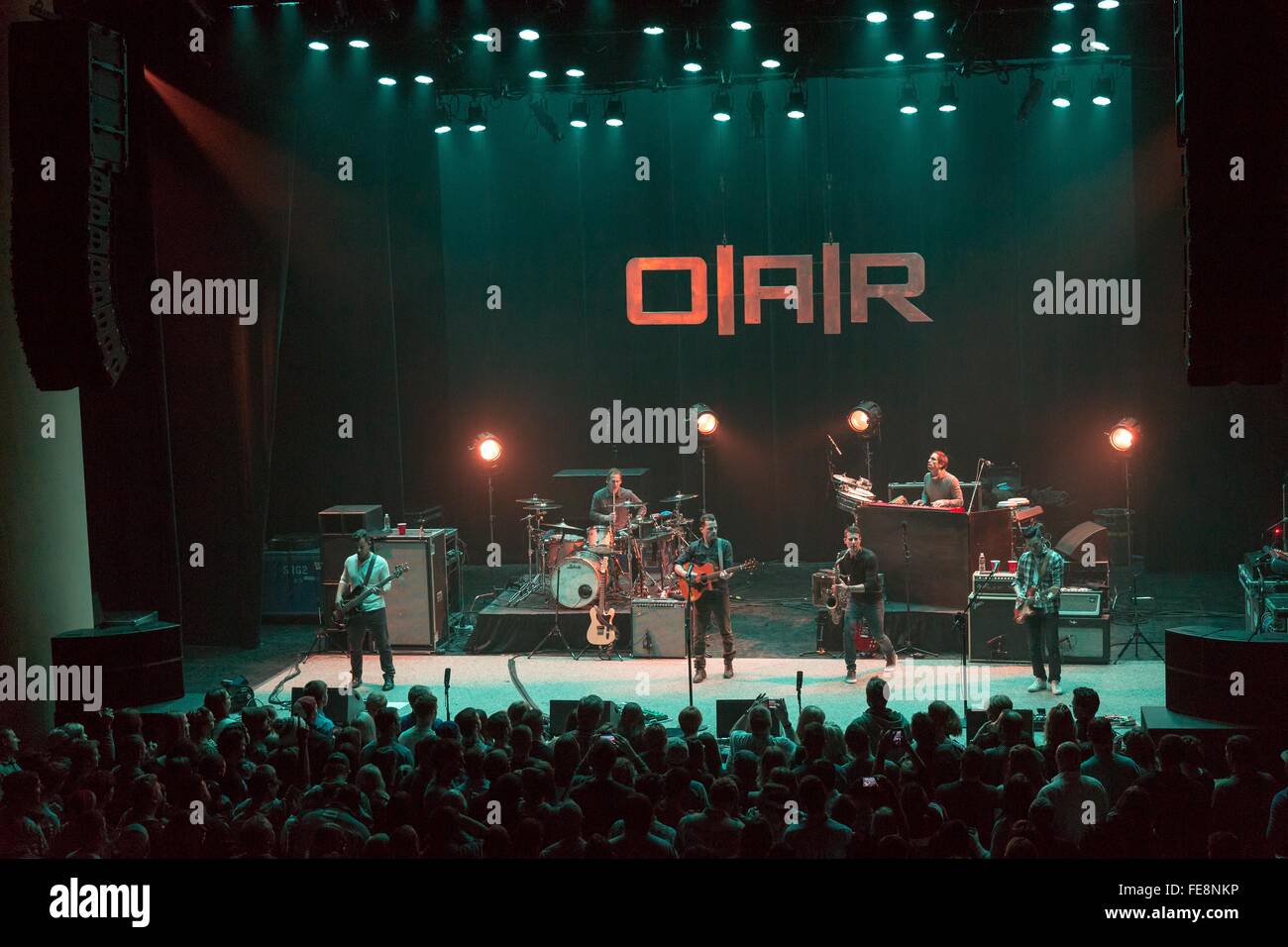 Madison, Wisconsin, USA. 3rd Feb, 2016. O.A.R. performs live at Shannon ...