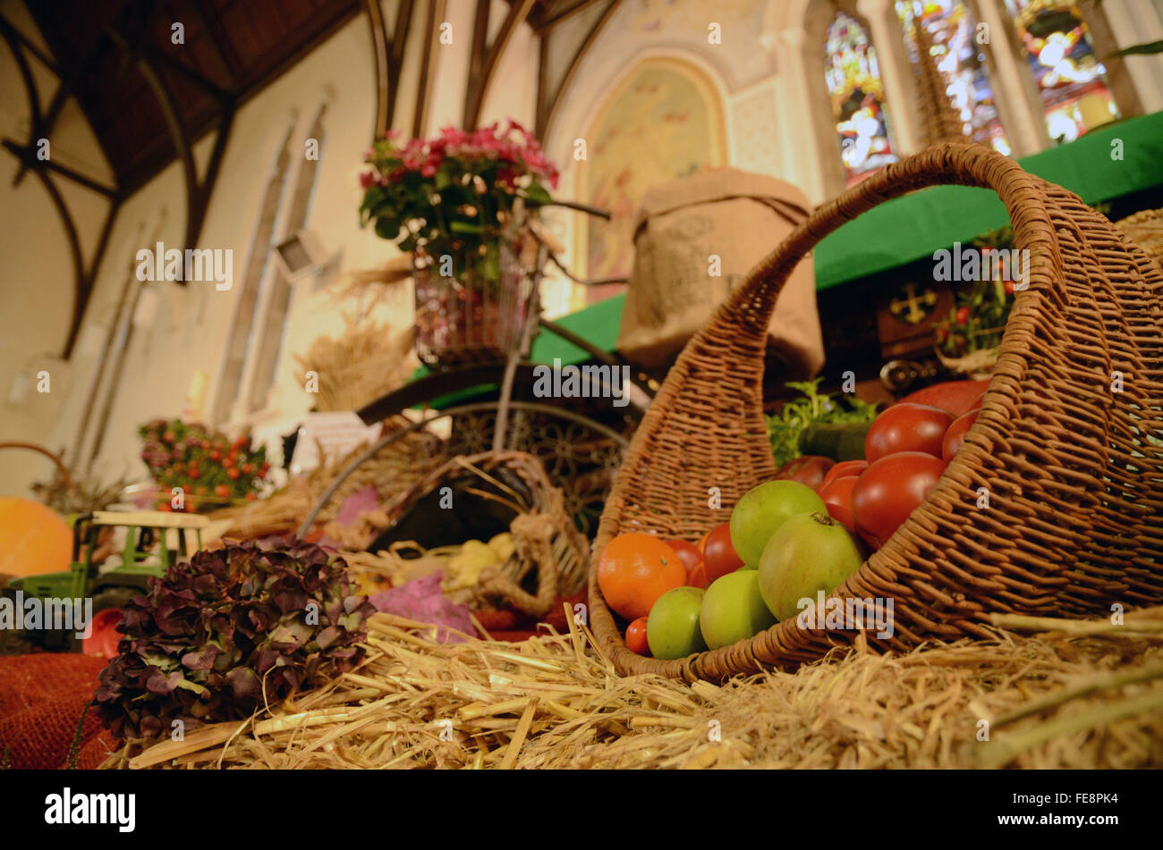 Harvest Festival Church High Resolution Stock Photography and Images ...