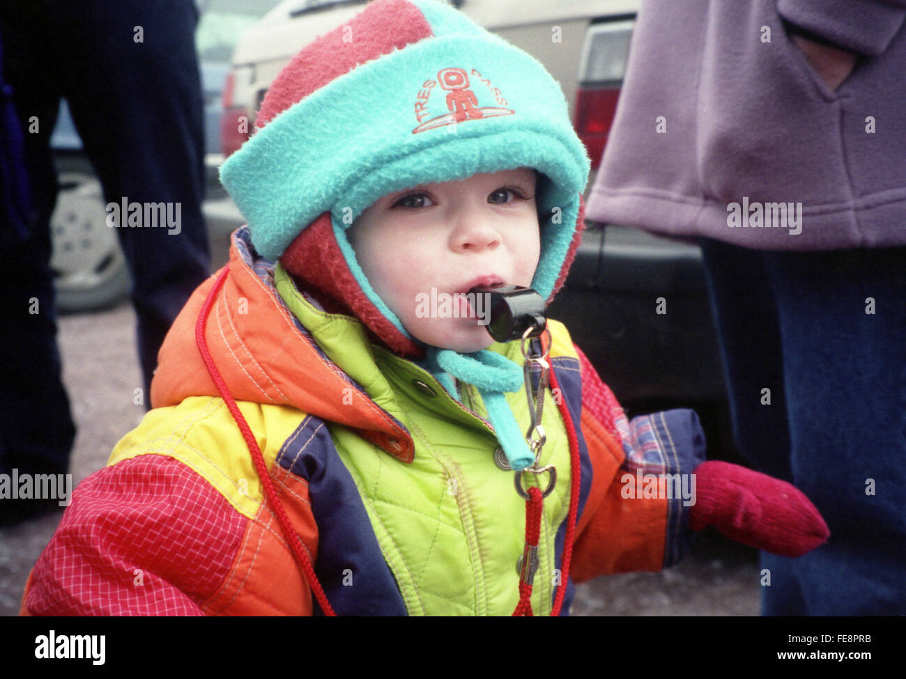 Blowing whistle on hi-res stock photography and images - Alamy
