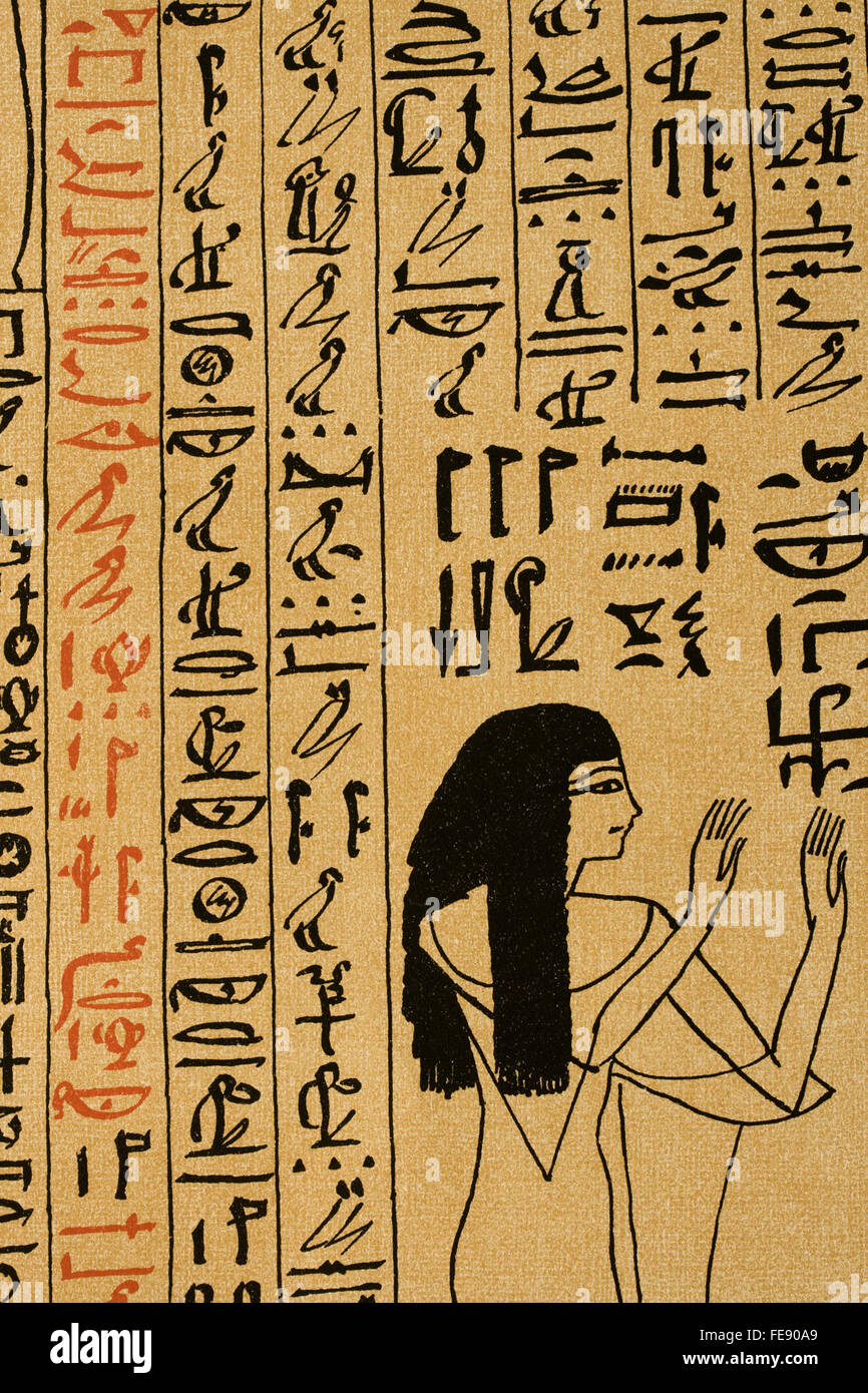 Egyptian hieroglyphics translation hi-res stock photography and images ...