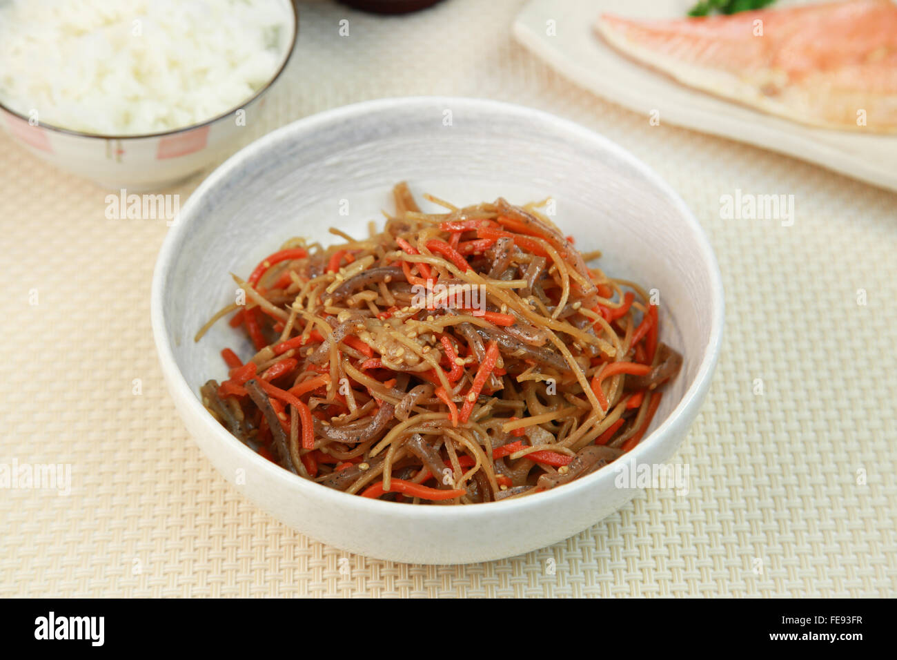 Kinpira gobo hi-res stock photography and images - Alamy