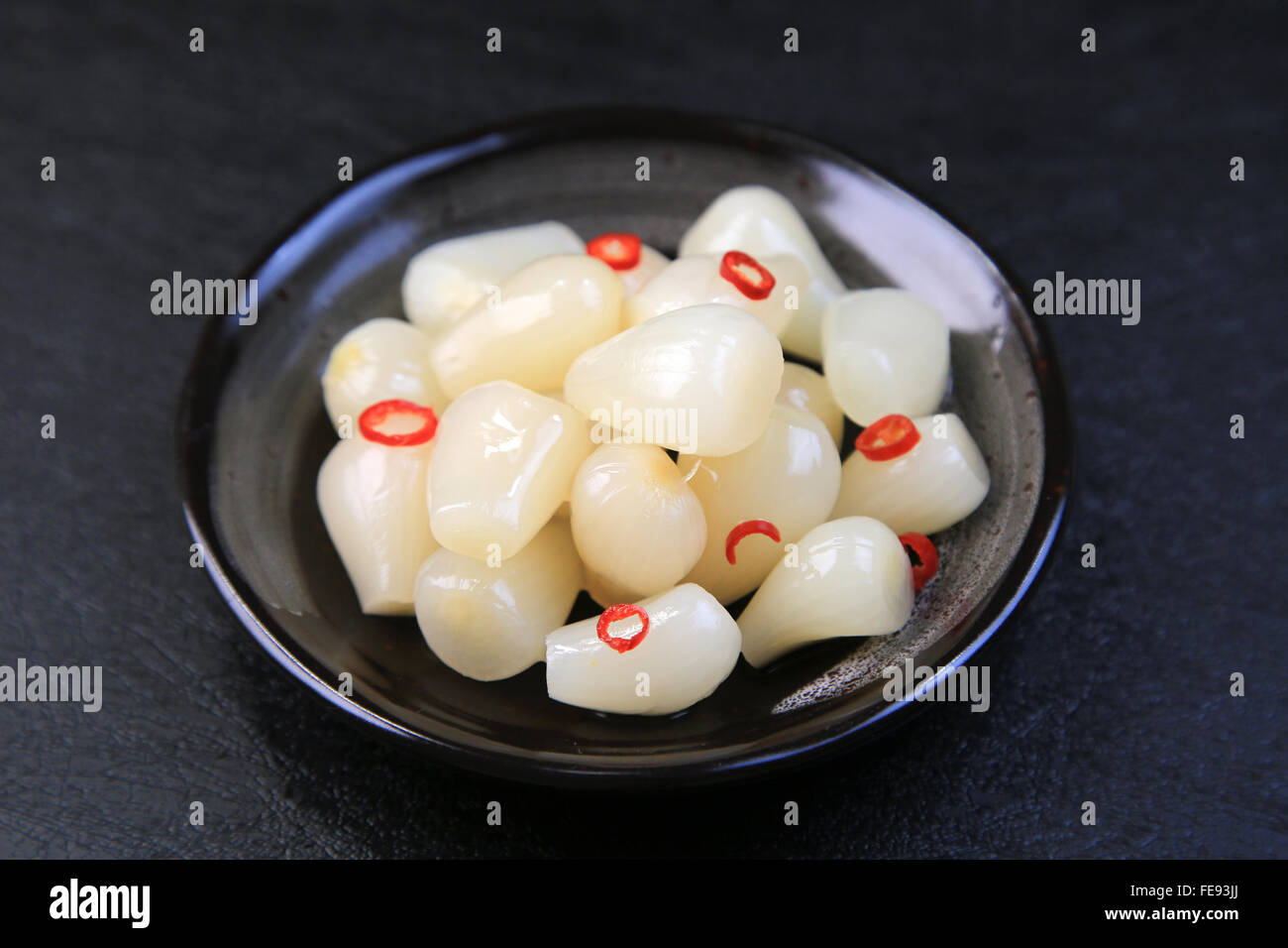 Pickled scallion hi-res stock photography and images - Alamy