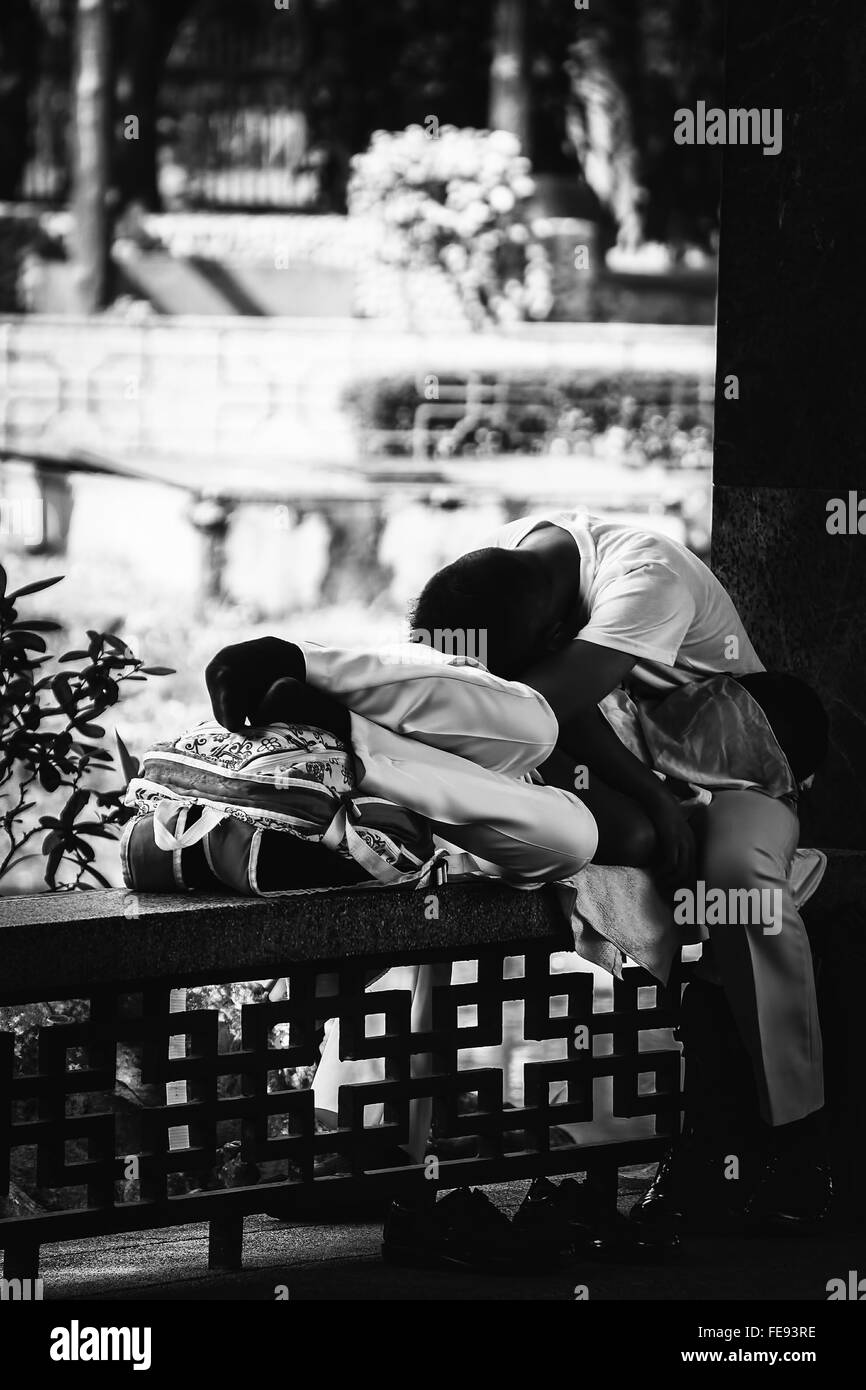 Homeless Sleeping Rough Stock Photo - Alamy