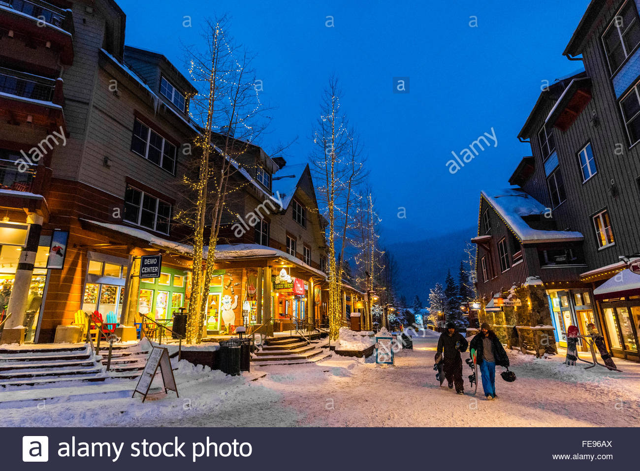 Vail Village Colorado Winter Stock Photos & Vail Village Colorado ...