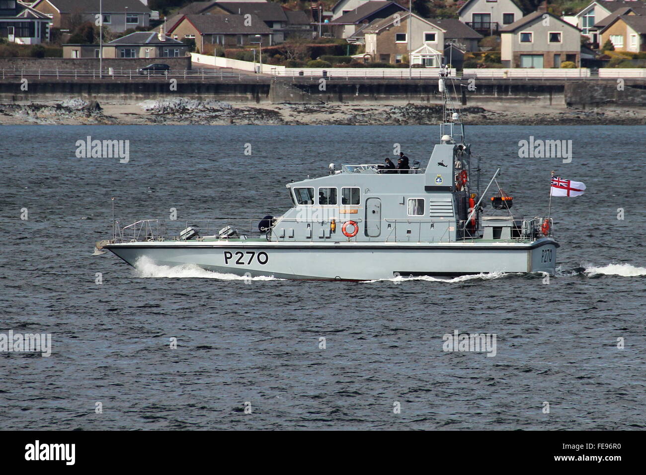 HMS Biter (P270), an Archer-class (or P2000) patrol vessel of the Royal ...