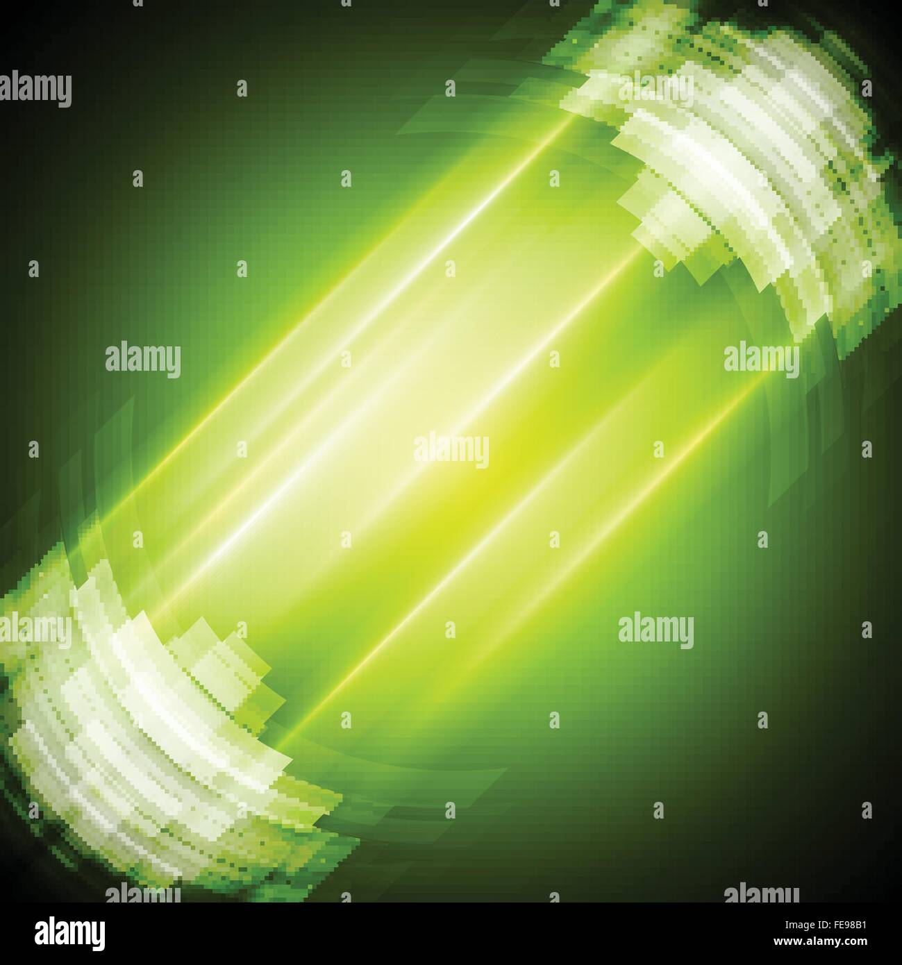 Abstract bright green technology background. Vector design illustration ...