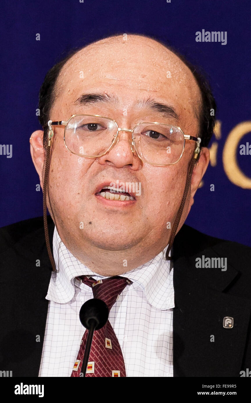 Kosuke Morita, Professor in Physics at Kyushu University speaks during ...