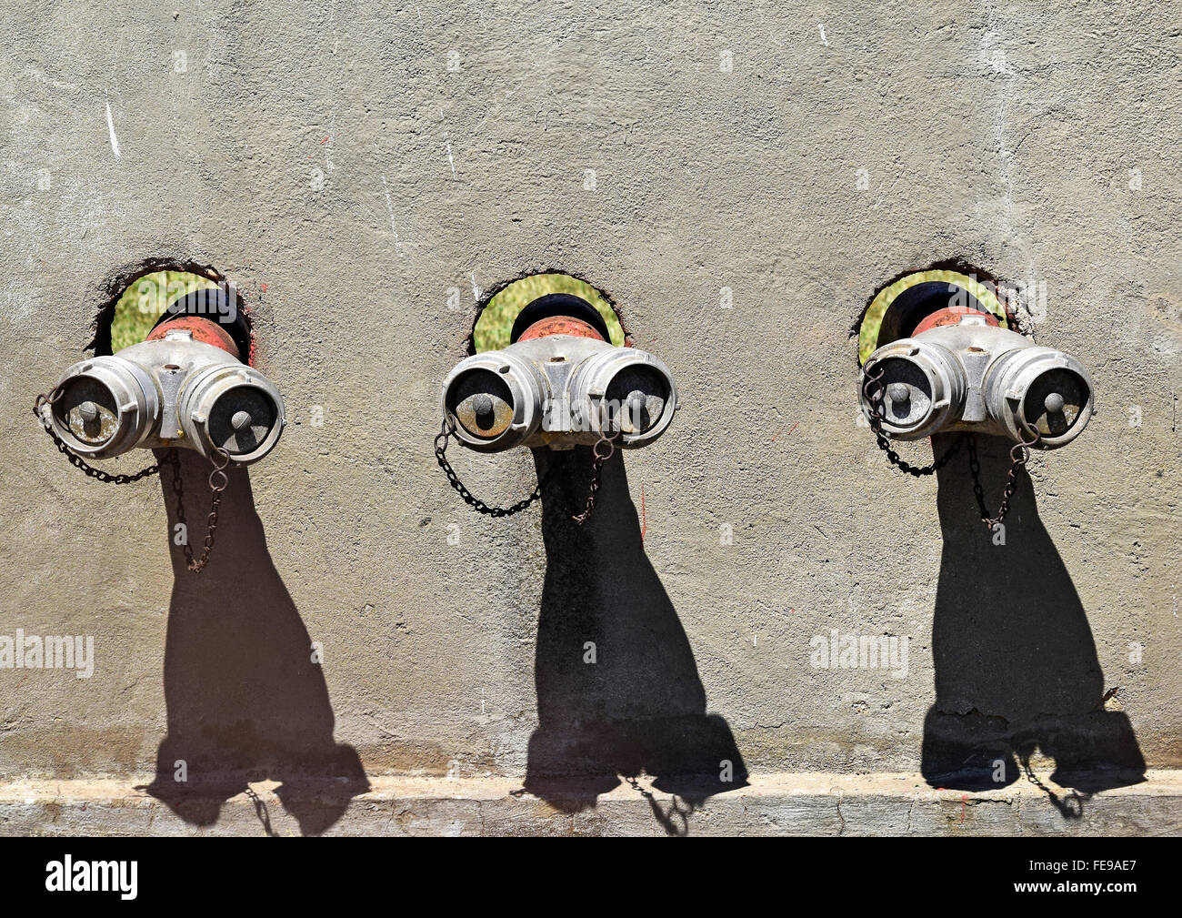 Pipe connectors of the hydrant Stock Photo - Alamy