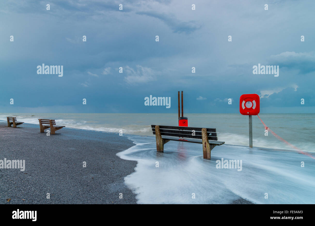 Storm and floods Stock Photo - Alamy