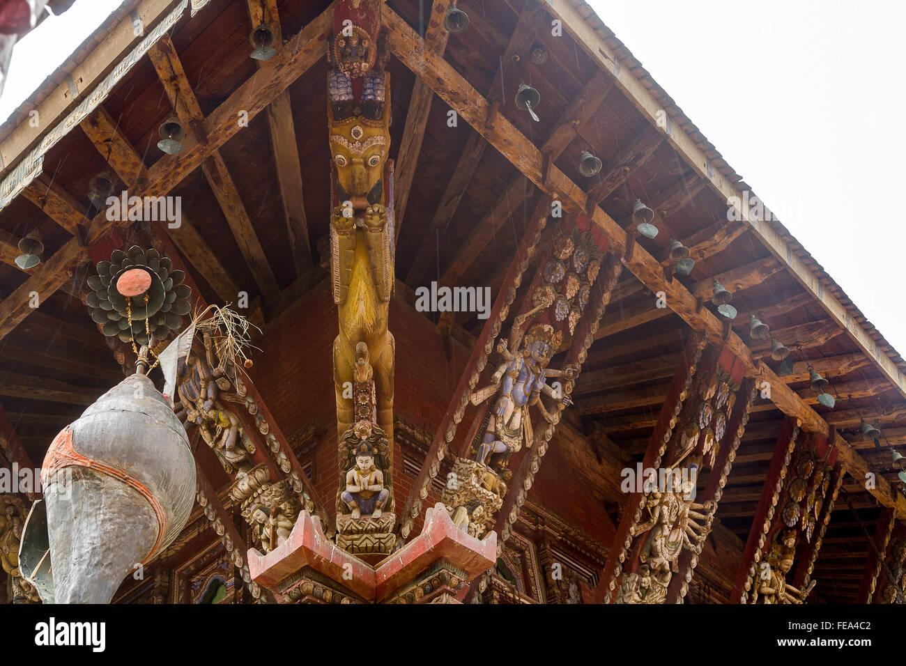 Vishnu-Temple, Changu Narayan Stock Photo - Alamy