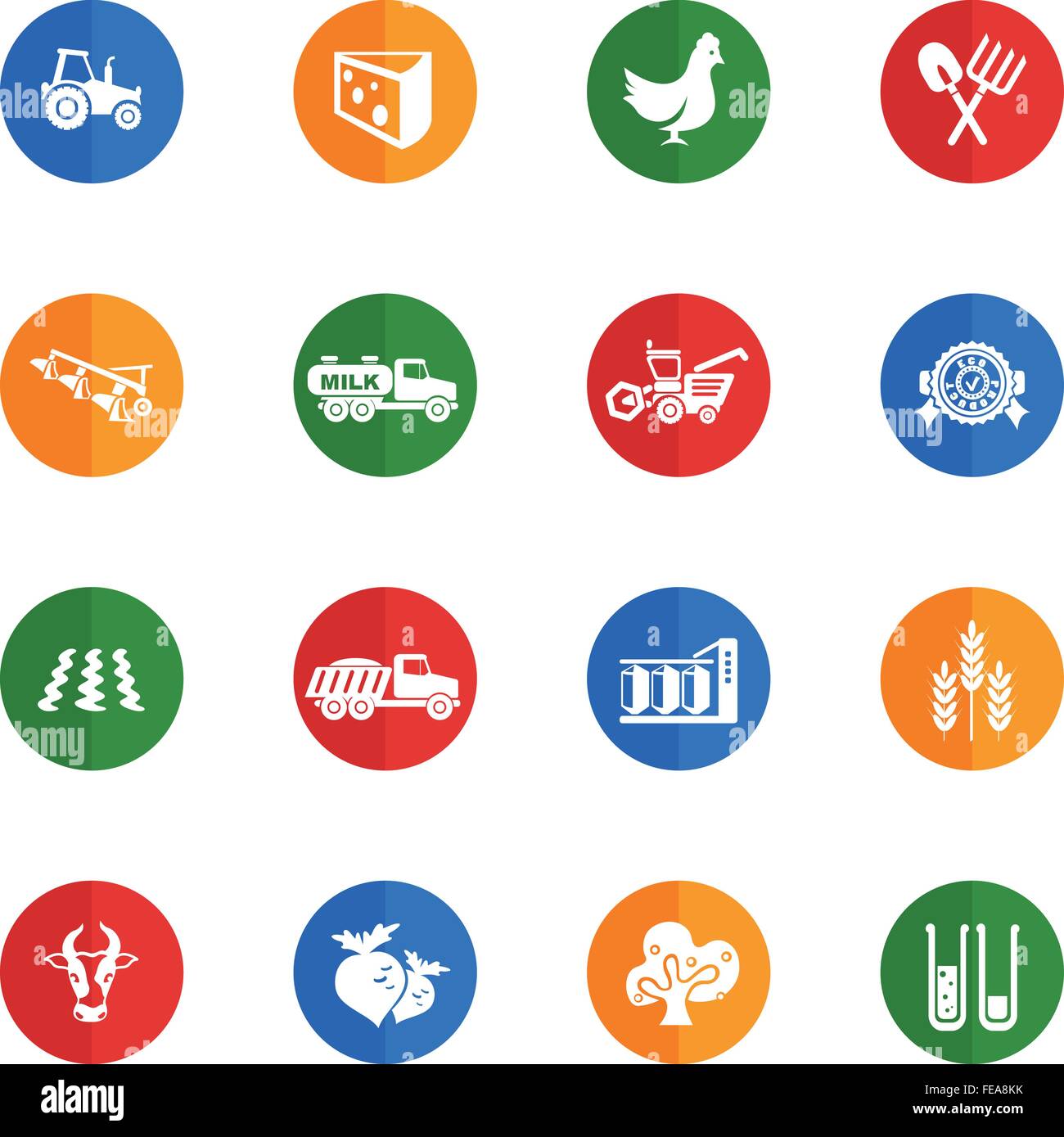 Agricultural icons set Stock Vector Image & Art - Alamy