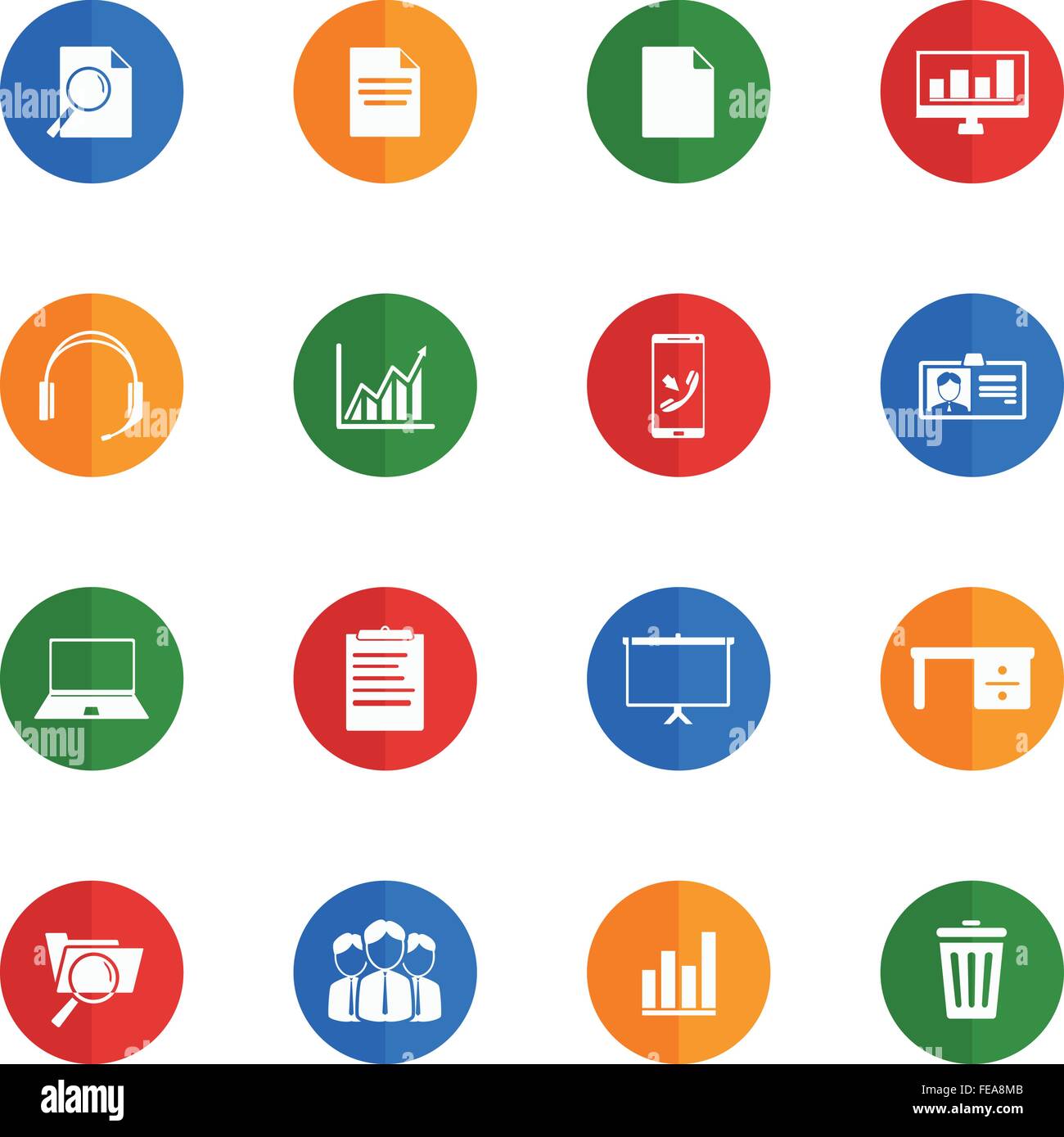 Business simple icons Stock Vector Image & Art - Alamy