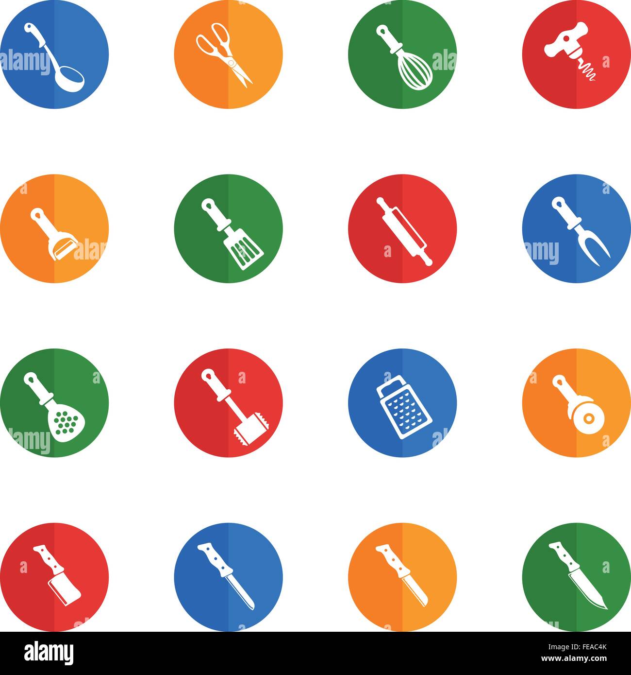 kitchen tools icons set Stock Vector Image & Art - Alamy