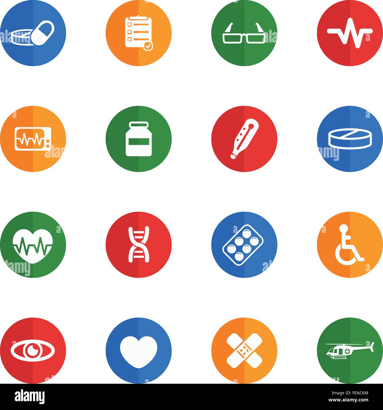 Medical simply icons Stock Vector Image & Art - Alamy