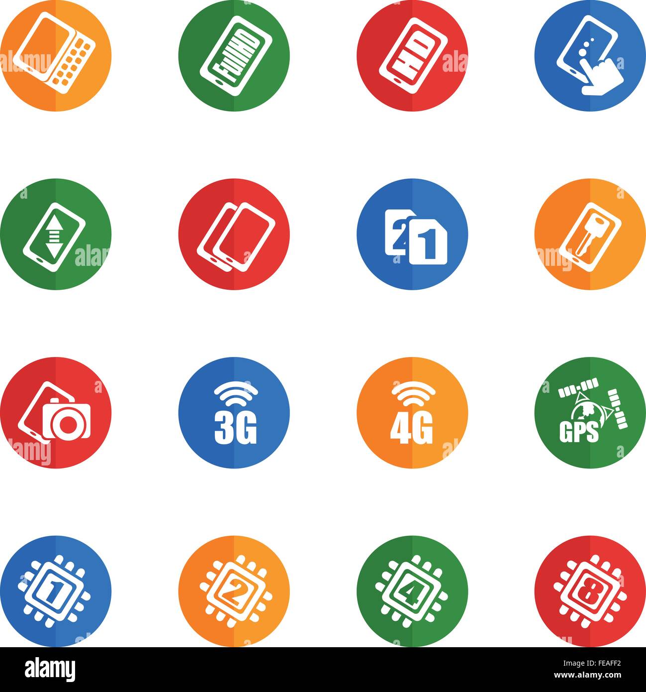 Smartphone specifications and functions Stock Vector Image & Art - Alamy