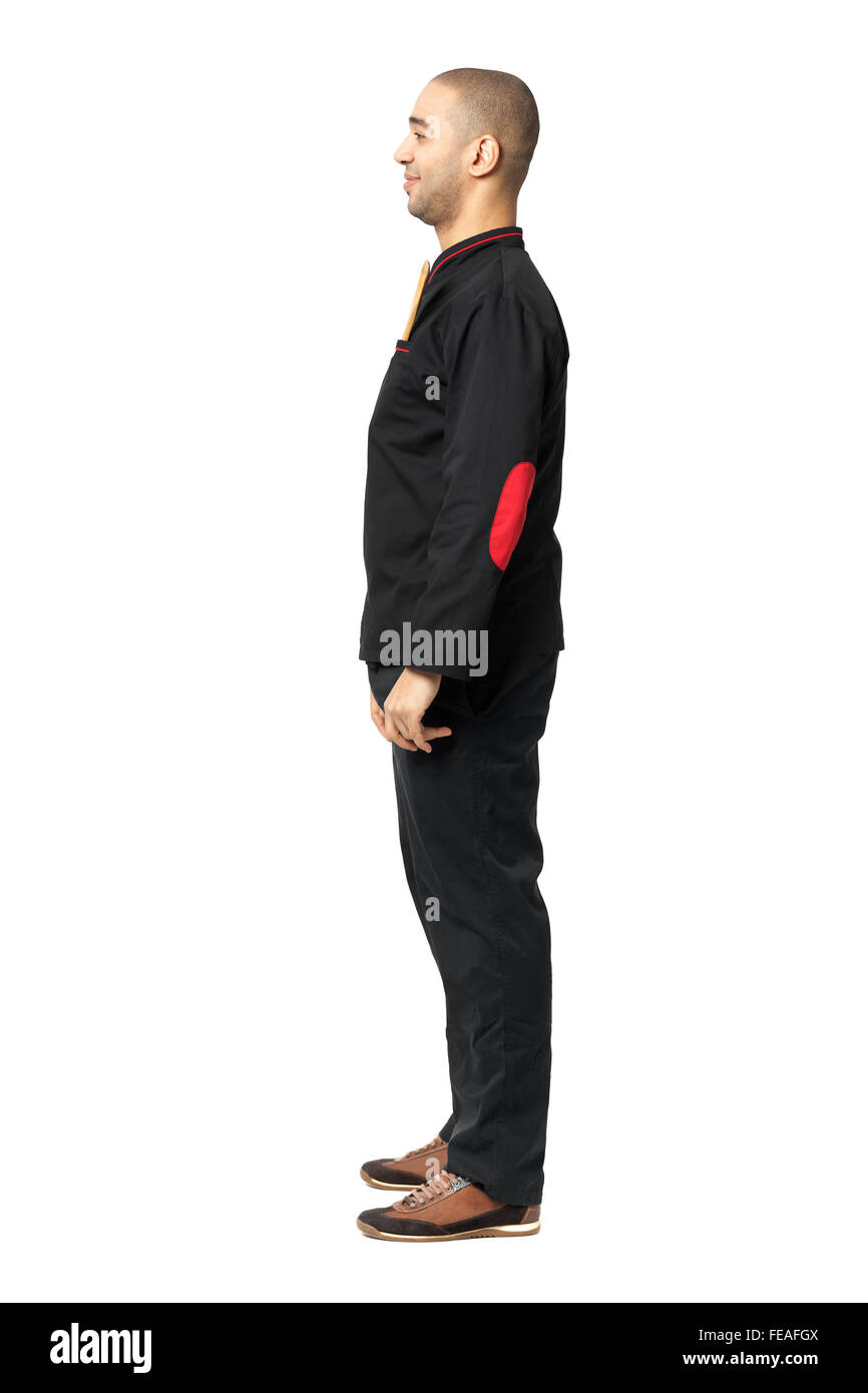 Side view smiling afro Cut Out Stock Images & Pictures - Alamy