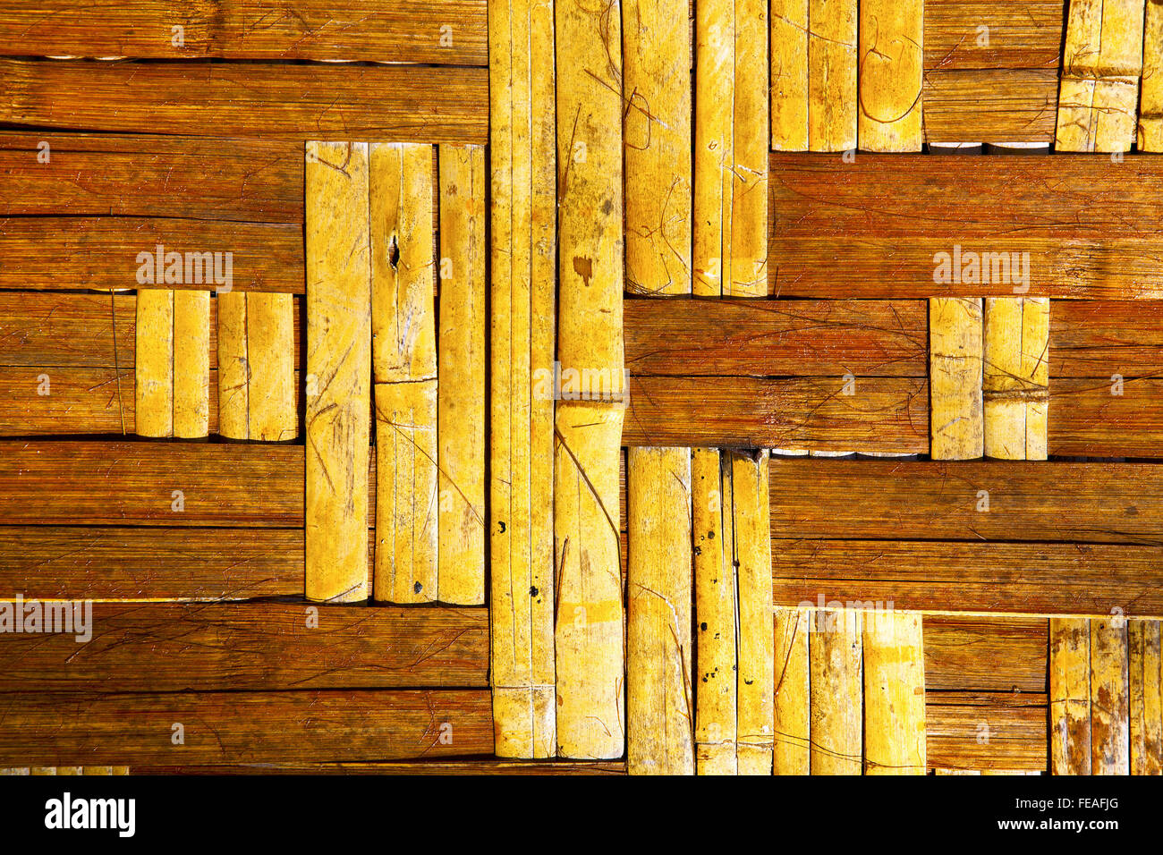 thailand abstract cross bamboo in the temple kho phangan bay asia and ...