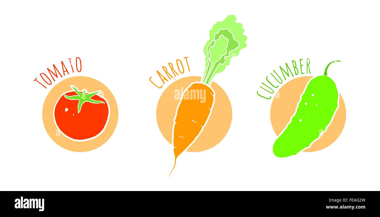 Fresh vegetables peas cartoon Stock Vector Images - Alamy