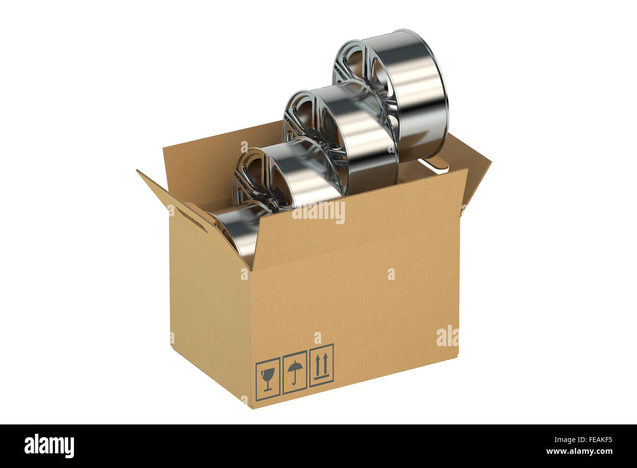 Drive shipping cargo box wheel hi-res stock photography and images - Alamy