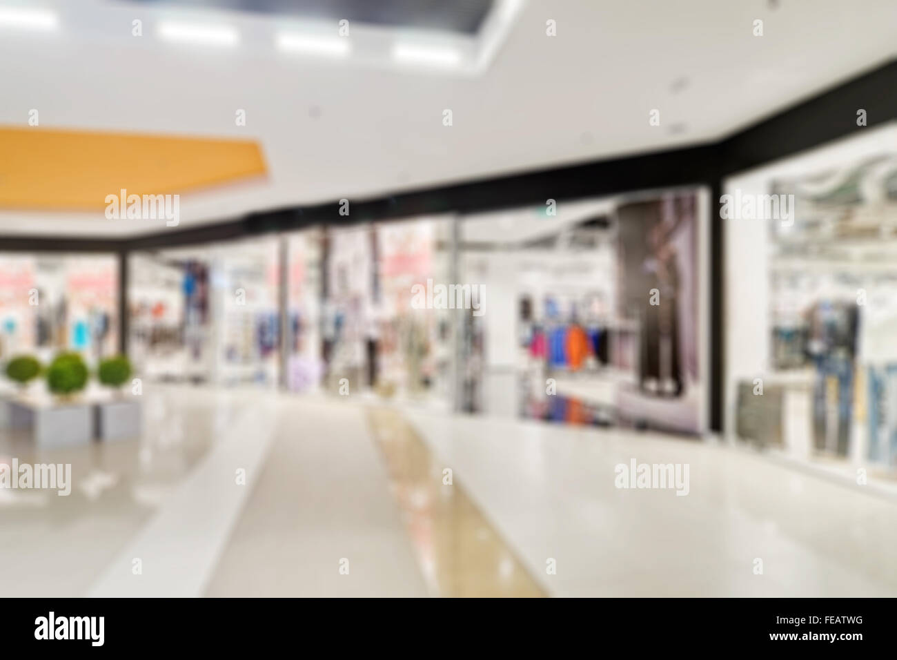 Shopping mall theme blur background Stock Photo - Alamy