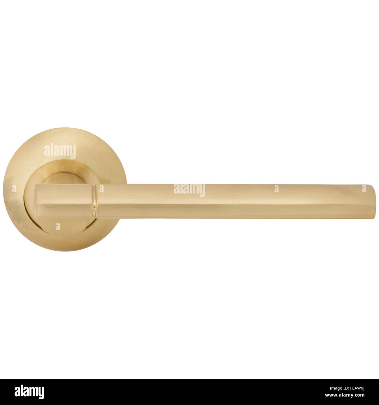 Classic door handle side view Stock Photo - Alamy