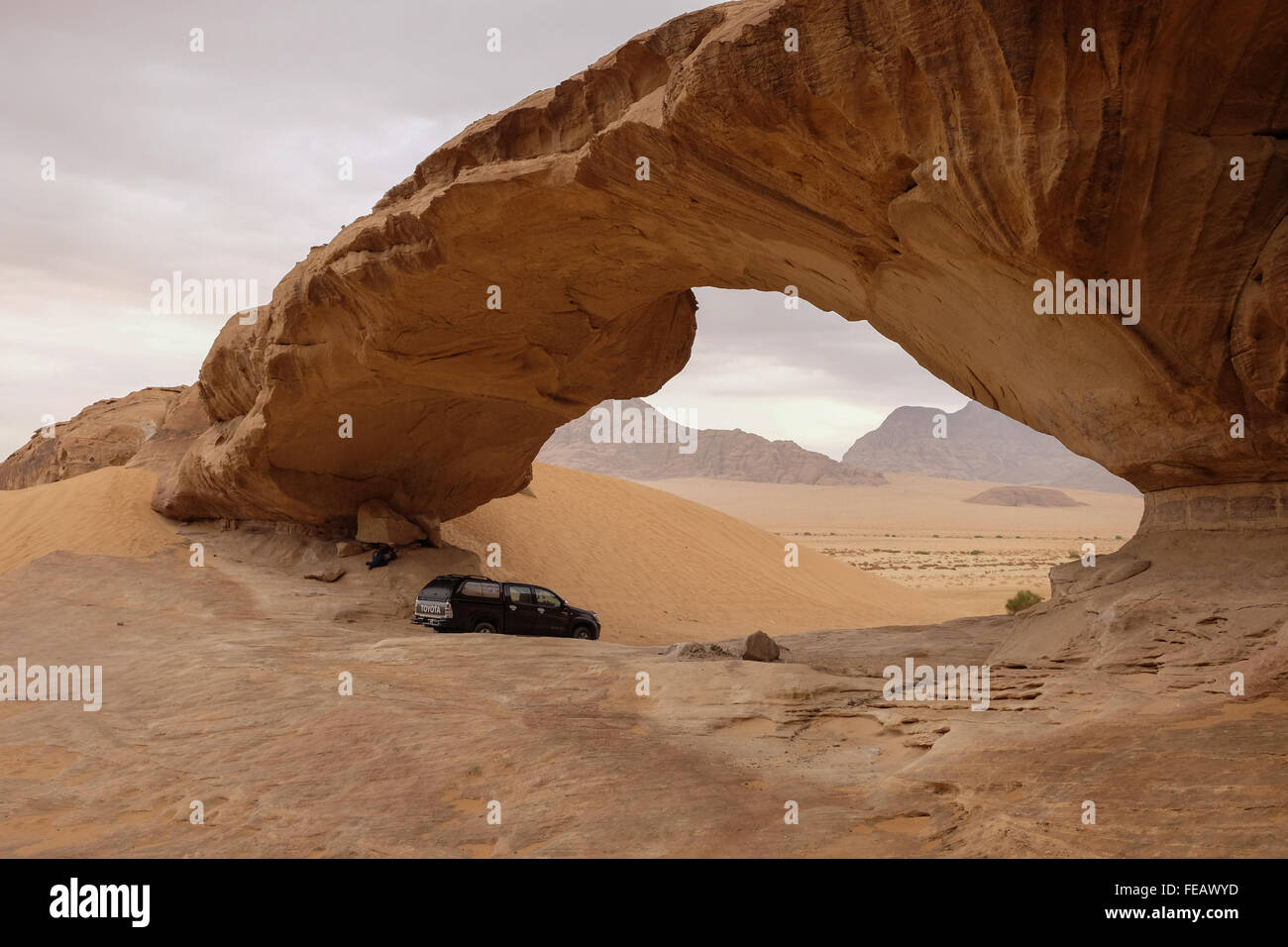 Rock Bridge Arch, Jordan Stock Photo - Alamy